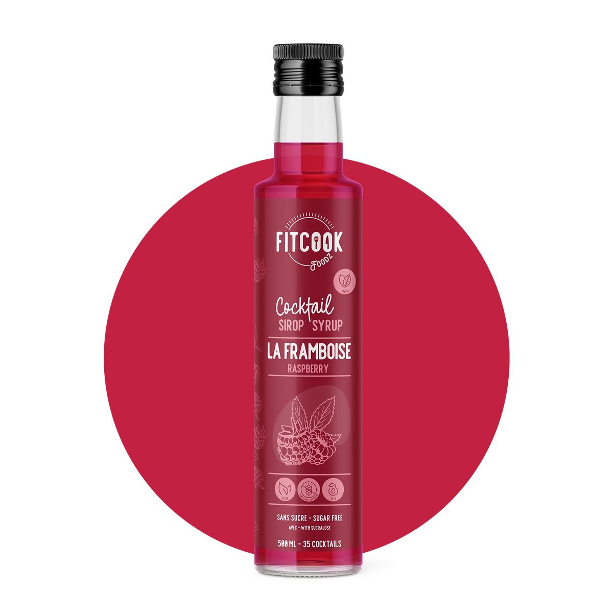 La Framboise - Sugar Free Cocktail Syrup | FitCook Foodz