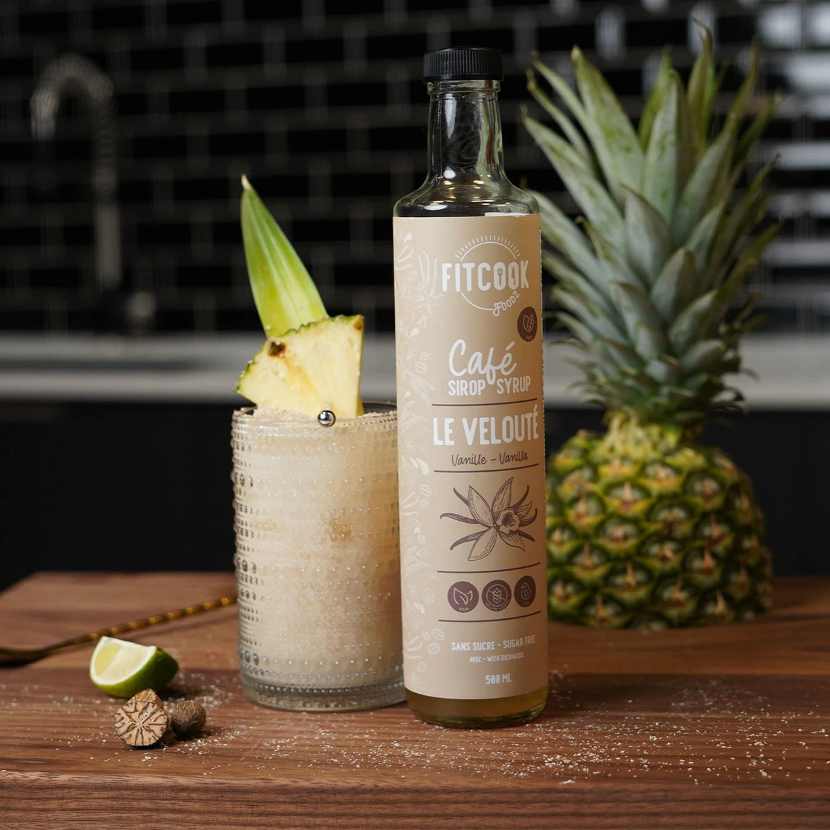 Le Velouté - Sirop à la Vanille Sans Sucre pour Café | FitCook Foodz